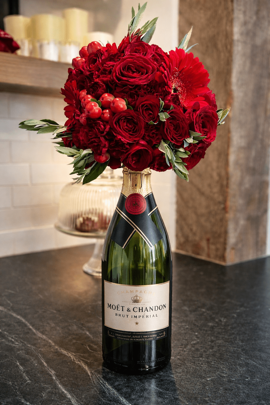 Moët & Chandon Brut Imperial NV (750ml) Artisan Floral-Neck Luxury Gif ...